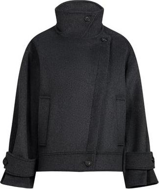 Margaux Lonnberg Manteau ample en laine m&eacute;lang&eacute;e