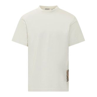 Burberry Homme, Tops, Blanc, Taille: L T-shirt Seth