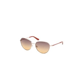 Guess Femme, Accessoires, Jaune, Taille: ONE Size Metal Frame Lunettes de soleil