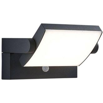 Lindby Lindby - Wandleuchte au&szlig;en Sherin aus Aluminium mit Bewegungsmelder von