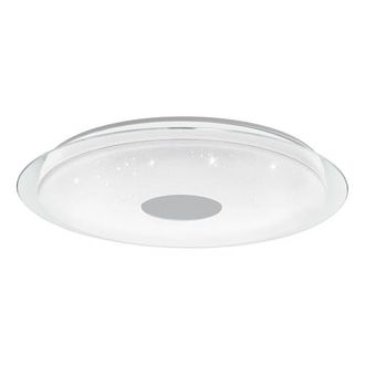 Eglo connect.z Smart-Home LED Deckenleuchte Lanciano-Z, Sternenhimmel Deckenlampe Ø 77 cm, ZigBee, App und Sprachsteuerung Alexa, Lichtfarbe einstellbar (w