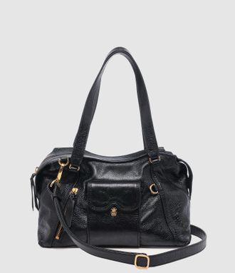 CLARIS VIROT Sac Mini Juno Cuir Noir