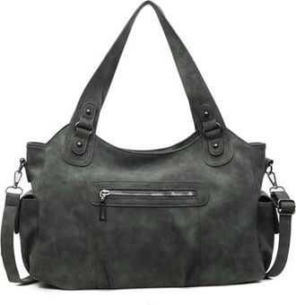 Generic Kexpery Sac &agrave; Main en PU avec Bandouli&egrave;re Ajustable Grand Sac d&Eacute;paule pour Femmes Voyage Shopping Travail