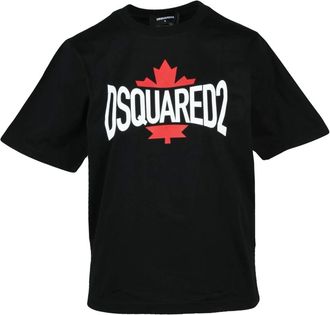 Dsquared2 Femme, Tops, Noir, Taille: 40 FR T-Chemises