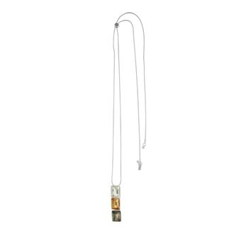 Dansk Copenhagen Verstellbares Kristallhalskette - - Accessories - Damen - Grau - ONE SIZE