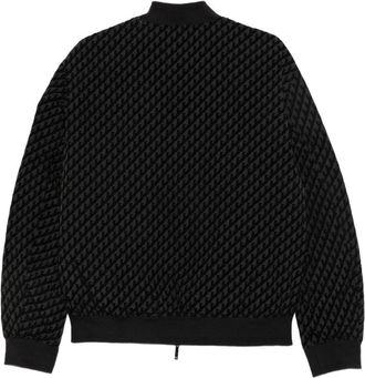 Emporio Armani Monogram Nylon Jacket - Black