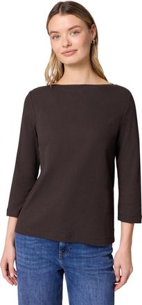 Street One Shirt in Rippstruktur Molten Earth 42