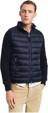 GANT Homme, Vestes, Bleu, Taille: S Veste Sans Manches en Duvet