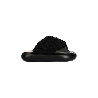 J.W.Anderson Tongs Crochet Twister - Femme - Chaussures - Noir - Taille: 36 EU