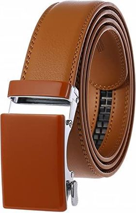 Generic Ceinture pour homme pour jeans en superfibre, ceinture r&eacute;glable multicolore en option pour homme, jaune, A