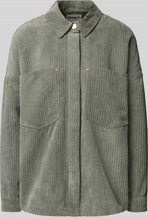 Only Relaxed Fit Cordbluse mit Brusttaschen Modell JANINE-RAI