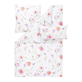 ESTELLA Bettw&auml;sche Aluna Multicolor Satin des Luxe - 3teilig (1 x 40x80 + 1 x 80x80 + 1 x 155x220 cm)