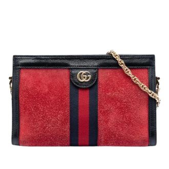Gucci Sac bandouli&egrave;re Pre-owned - Femme - Pre-owned - Rouge - Taille: ONE Size