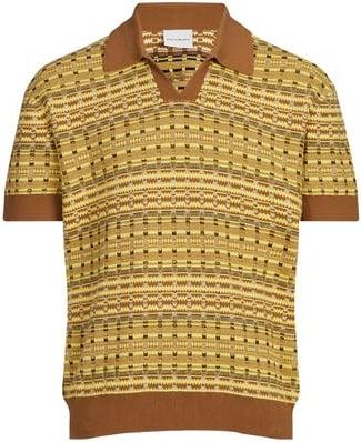 Dr&ocirc;le de Monsieur Polo manches courtes &agrave; motifs en coton