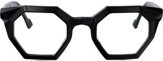 Yohji Yamamoto lunettes de vue &agrave; monture papillon - Noir