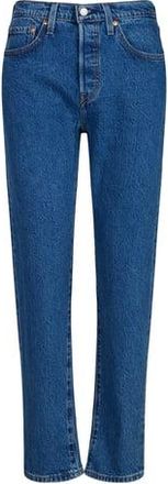 Levi's Jean 501 cropped en coton m&eacute;lang&eacute;