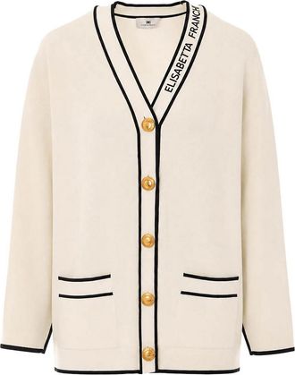 Elisabetta Franchi Cardigan - Blanc