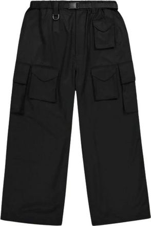 Yohji Yamamoto Homme, Pantalons, Noir, Taille: M Refined Wool Cargo Pants