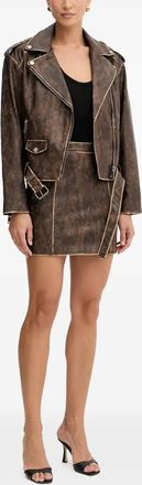 Guess Co minijupe Charlene - Marron