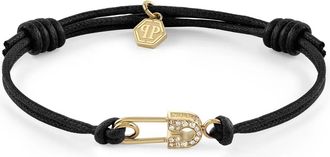 Philipp Plein Armband - Armband Plein Safety Pin - Gr. EINHEITSG - in Schwarz - f&uuml;r Damen