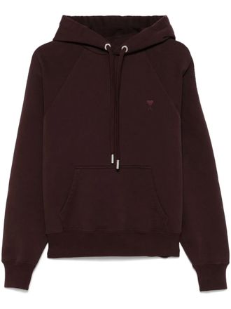 Ami hoodie à motif Ami de Coeur - Marron