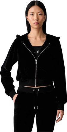 Sporty & Rich Damen, Sweatshirts & Hoodies, Schwarzk, XSGr&ouml;&szlig;e