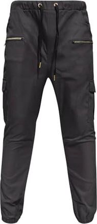 Generic Pantalon de jogging pour homme - Pantalon dext&eacute;rieur avec cordon de serrage &eacute;lastique - Pantalon long - Pantalon de travail tiss&eacute; d&eacute;contract&eacute;, gris fo