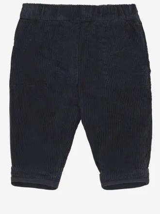 1+ in the family Boys Pants Louis Cotton Velvet Navy Trousers