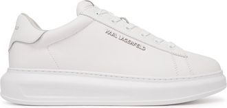 Karl Lagerfeld Sneakers KARL LAGERFELD Kapri Mens KL52581 Wei&szlig;