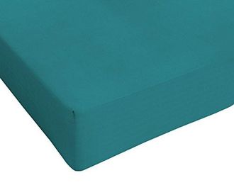 Italian Bed Linen Max color Betttuch 25cm Ecke, Flasche grün, maxy Doppelte