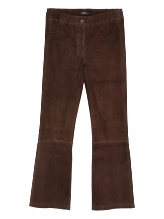 Arma pantalon Lively en daim - Marron
