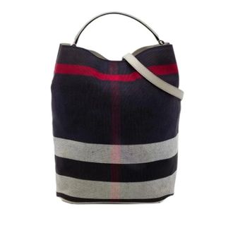 Burberry Sac seau Pre-owned - Femme - Pre-owned - Bleu - Taille: ONE Size