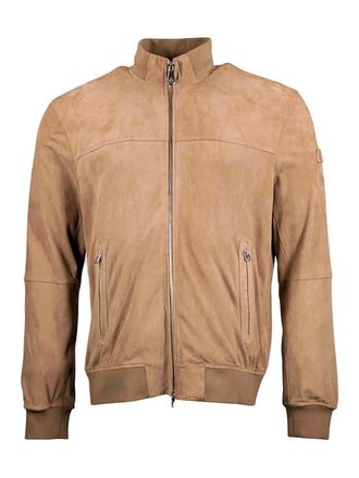 Peuterey Blouson En Cuir - Gris
