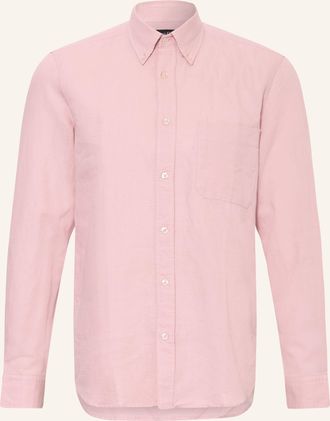 Marc O'Polo Marc Opolo Hemd Regular Fit Mit Leinen rosa