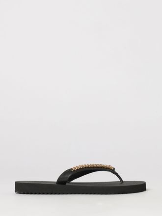 Stella McCartney Falabella Zehentrenner-Sandalen mit Kettendetail aus Gummi