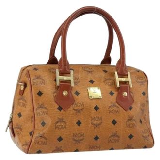 MCM Sac &agrave; main en plastique Pre-owned - Femme - Pre-owned - Brun - Taille: ONE Size