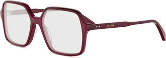 Celine D&uuml;nner geometrischer Rahmen - - Accessories - unisex - Rot - 55 MM