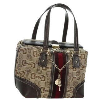 Gucci Sac &agrave; main Pre-owned Vintage en toile - Femme - Pre-owned - Brun - Taille: ONE Size