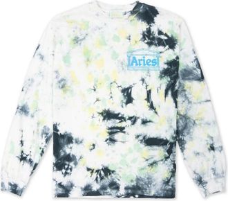 Aries Homme, Sweatshirts et sweats &agrave; capuche, Multicolore, Taille: XS T-shirt &agrave; Manches Longues et Col Rond