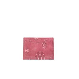 Cartier Portefeuille en cuir vintage Pre-owned - Femme - Pre-owned - Rose - Taille: ONE Size