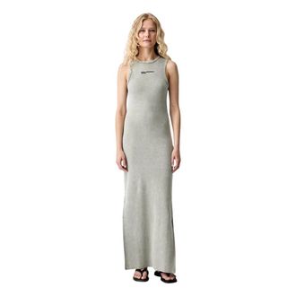 Karl Lagerfeld Logo Maxi Kleid - - Dresses - Damen - Gr&uuml;n - M