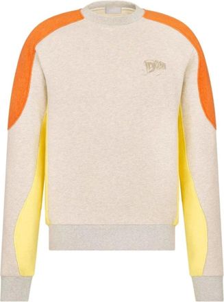 Dior SweaT-shirt Signature Colorblock Asterodior - Homme - Sweatshirts et sweats &agrave; capuche - Gris - Taille: S