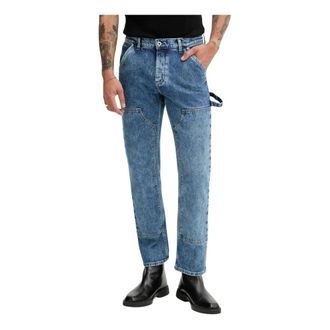 Karl Lagerfeld Jean droit - Homme - Jeans - Bleu - Taille: W32 L30