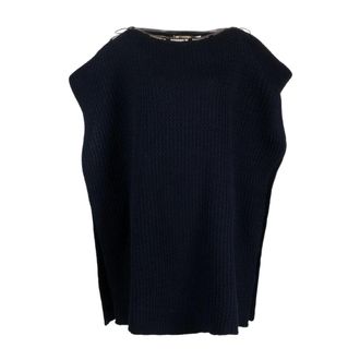 J.W.Anderson Femme, Vestes, Bleu, Taille: ONE Size Kaftan c&ocirc;tel&eacute; avec fermeture &eacute;clair