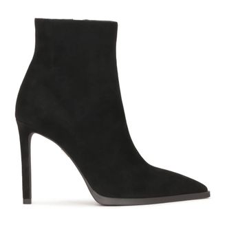 Kazar Schwarze Wildleder-Stiefeletten mit hohem Absatz - - Shoes - Damen - Schwarzk - 39 EU