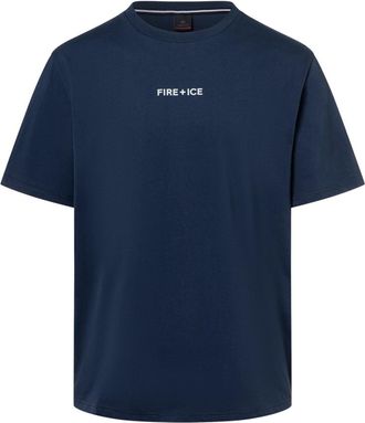 Bogner Unifarbenes T-Shirt mit gedrucktem Label-Schriftzug in