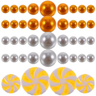 OSALADI Schwimmende Kerzen Vasenf&uuml;ller aus Acryl f&uuml;r Weihnachts und Partydekoration Lose Perlen als Dekorationselemente f&uuml;r Vasen