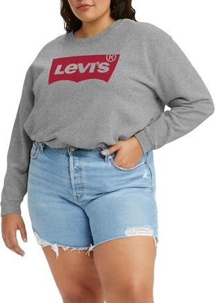 Levi's Plus Size Graphic Standard Crew Sweat-shirt Femme, Logo Starstruck Heather Grey, 1XL