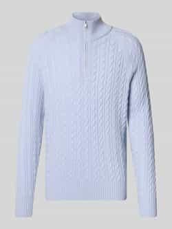 HUGO BOSS Pullover mit Troyerkragen Modell H-Furore