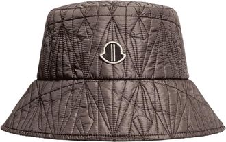 Moncler Homme, Accessoires, Brun, Taille: M Padded Bucket Hat